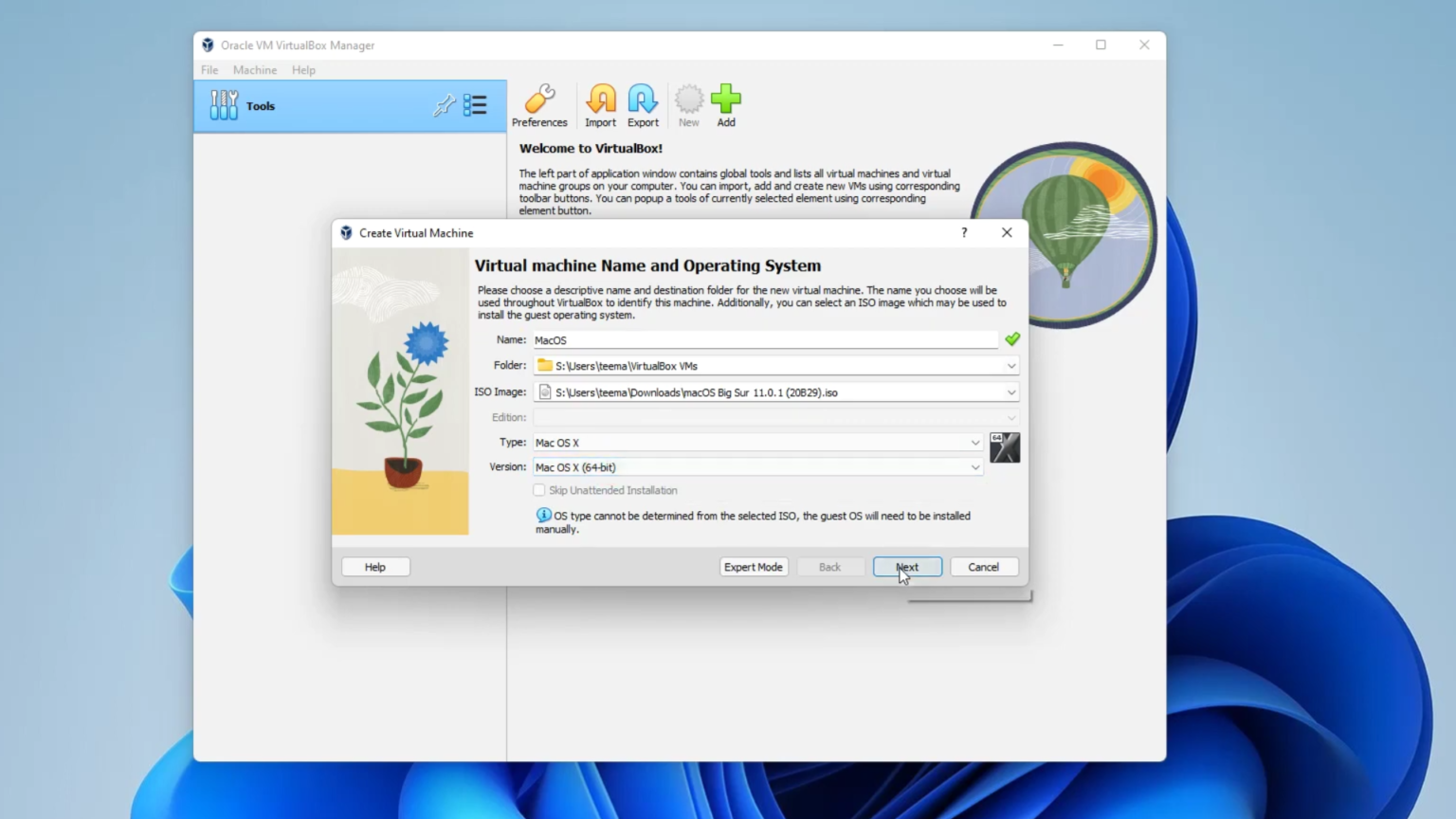 How to Install macOS Big Sur on VirtualBox on Windows PC - Etechbox