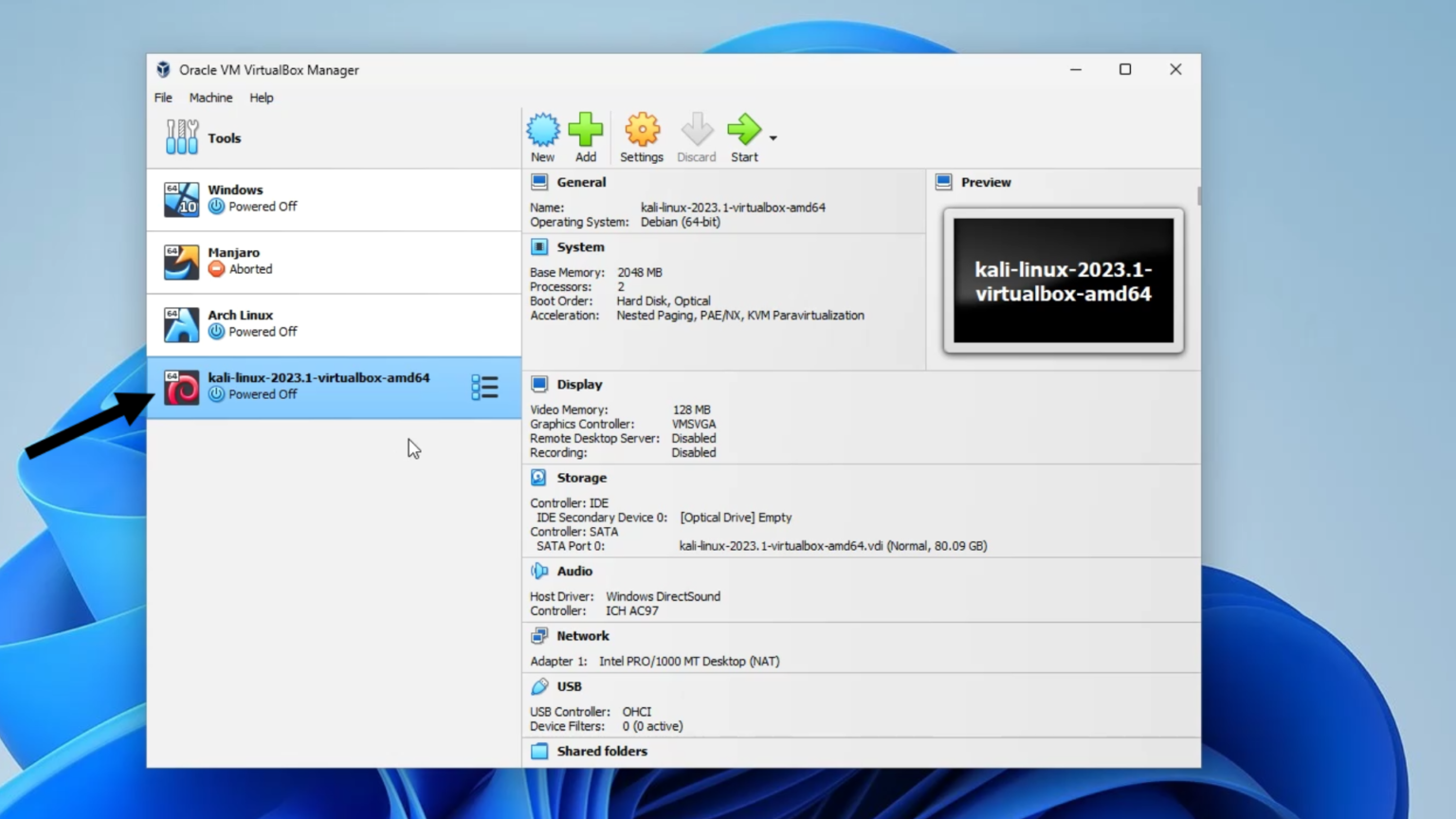 How to Install Kali Linux 2023.1 in VirtualBox on Windows PC - Etechbox